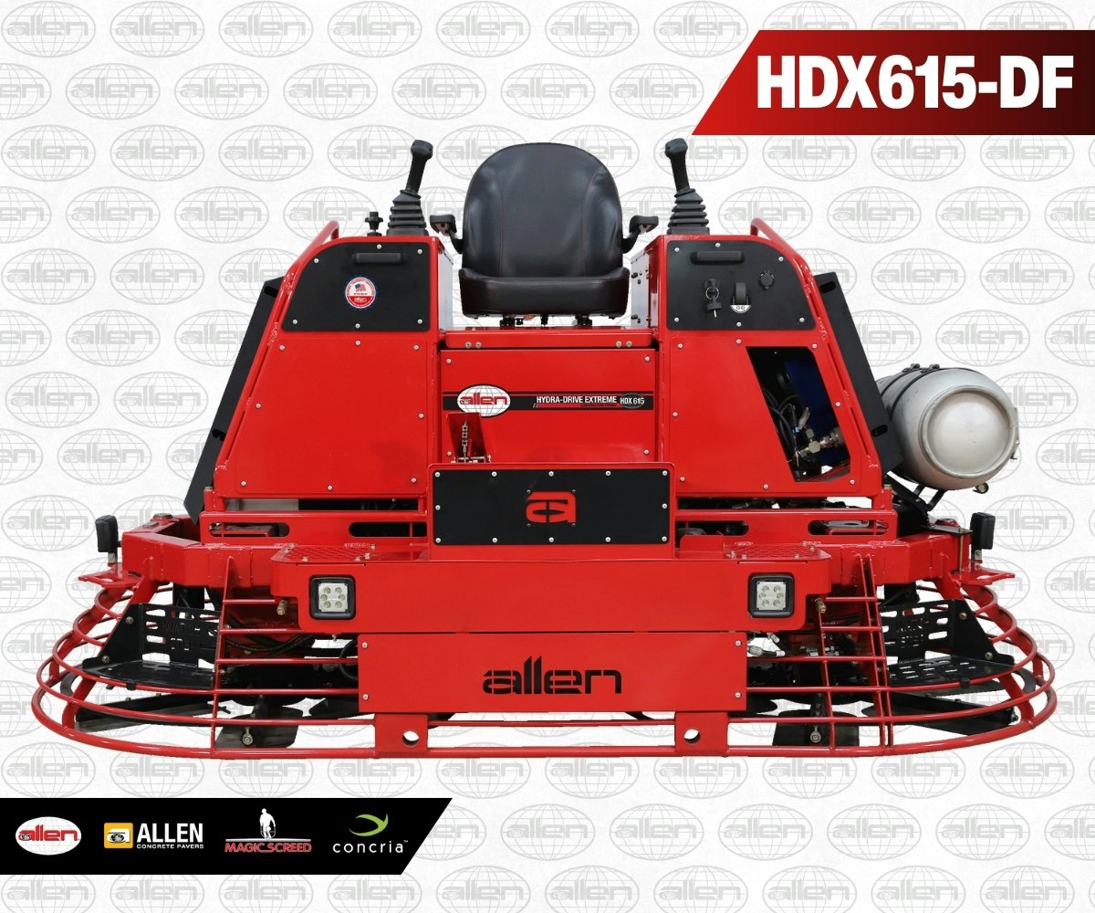 Allen Engineering Launches HDX615-DF Dual-Fuel Riding Trowel for ...