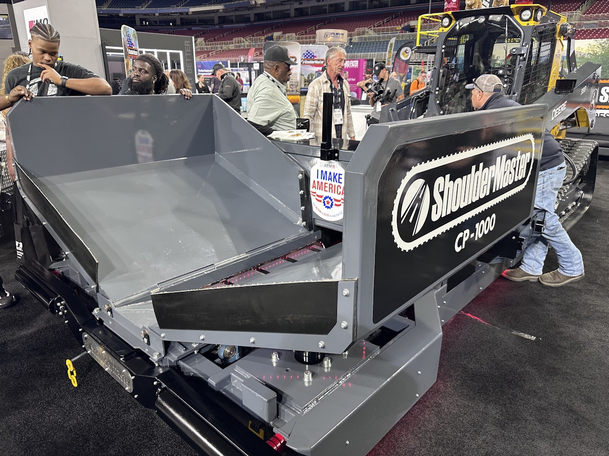 ShoulderMaster Unveils Skid Steer Center Paver at World of Asphalt 2025 From: ShoulderMaster LLC ...