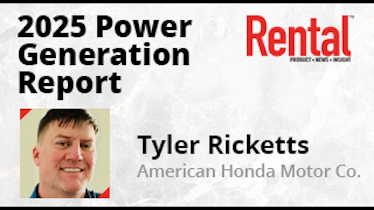 Rental Power Generation Report 2025: Q&A with Tyler Ricketts of Honda | For Construction Pros