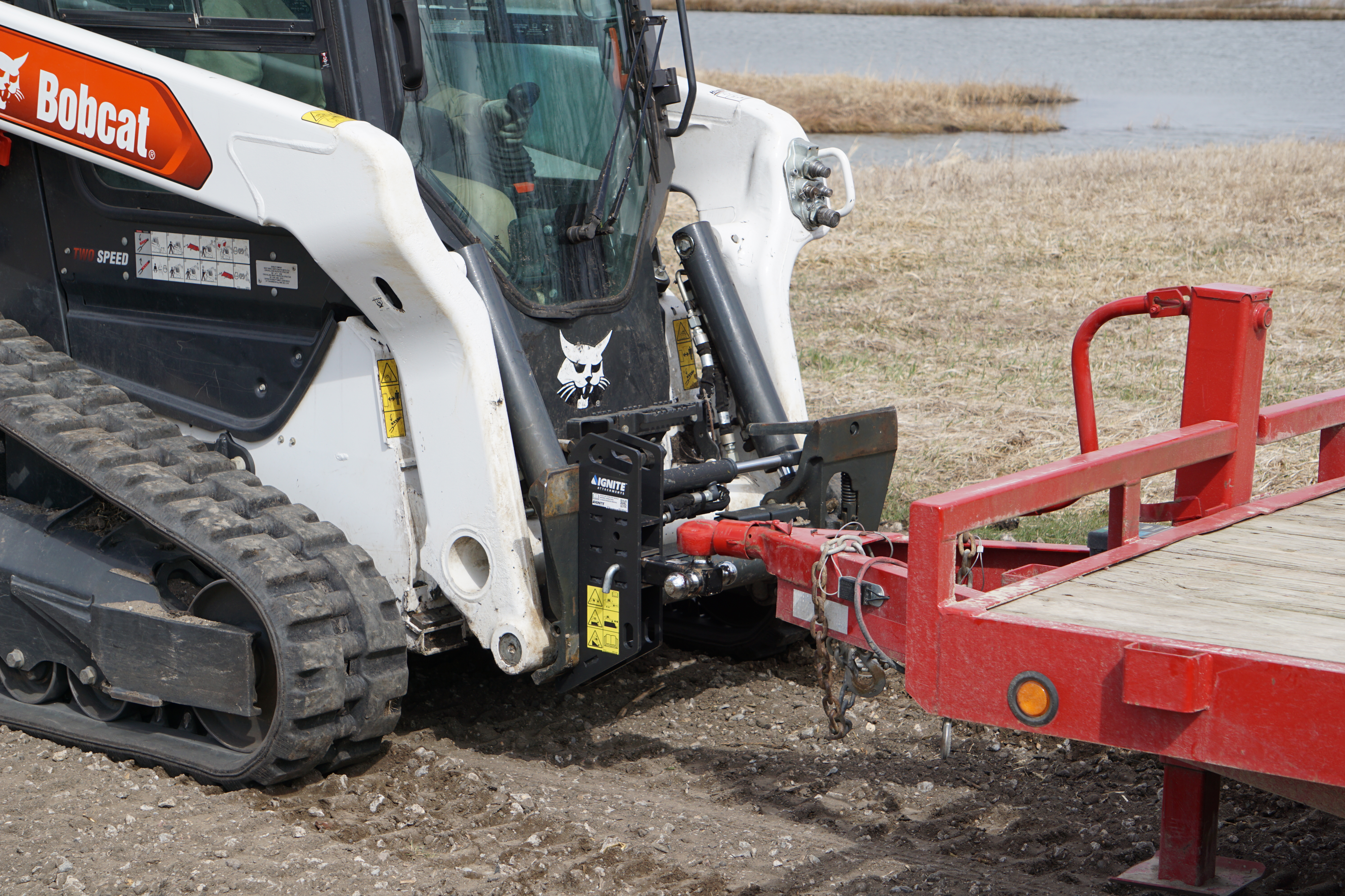 New Loader Trailer Mover Attachment Simplifies Trailer Handling for ...