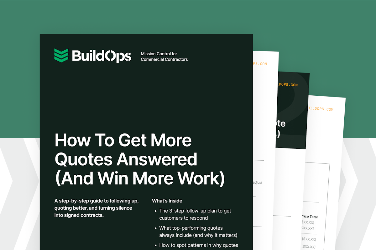 Win More Quotes. Get More YESes. | For Construction Pros