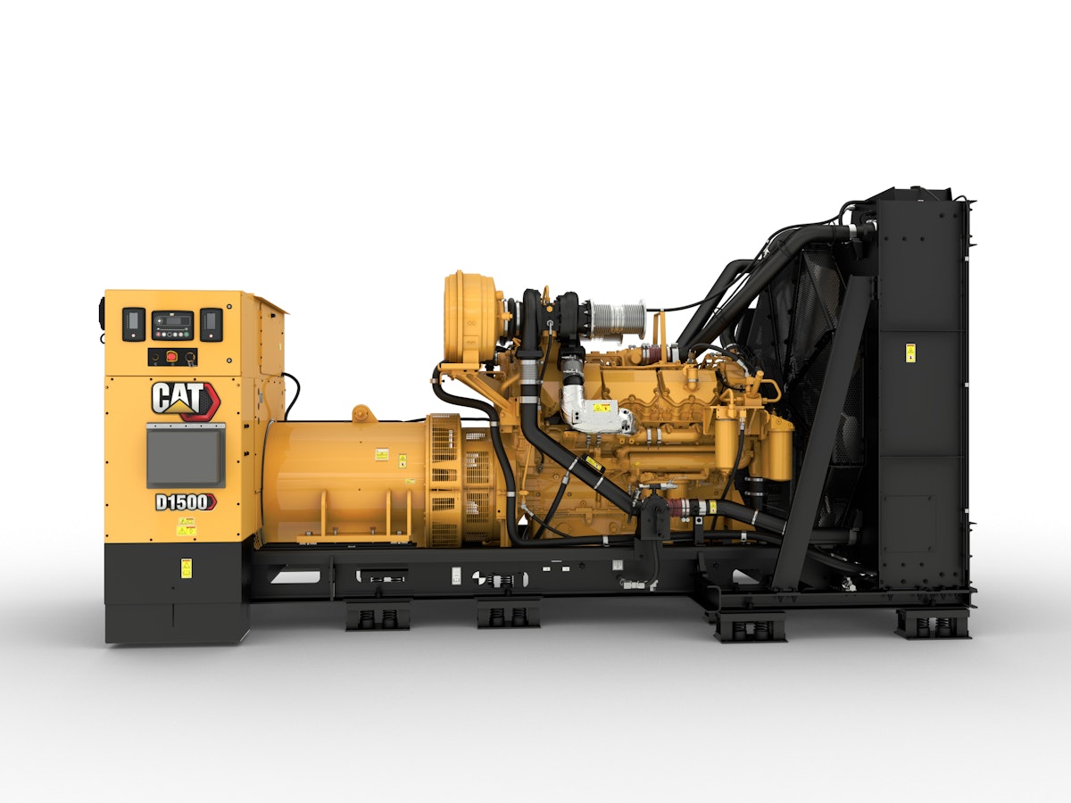 Caterpillar Unveils Compact D1500 Diesel Generator for Standby Power ...