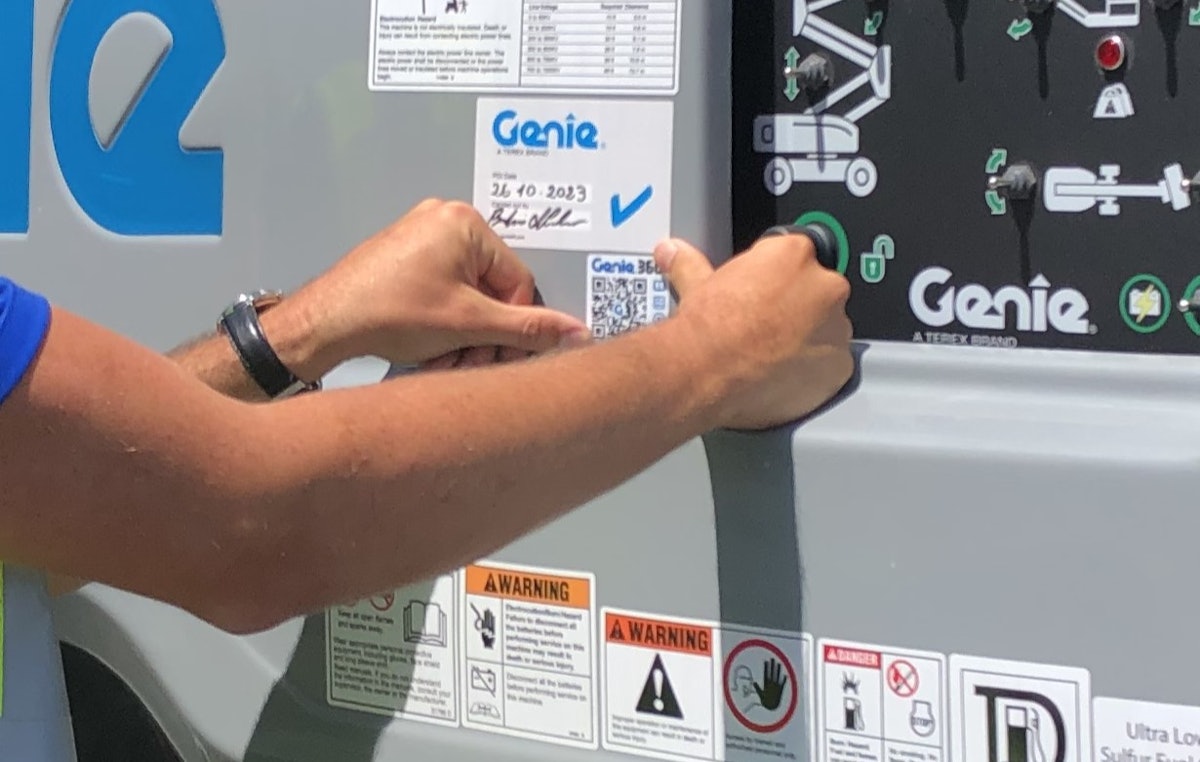 Genie Adds QR Codes to Equipment for Faster Access to Manuals, Parts ...