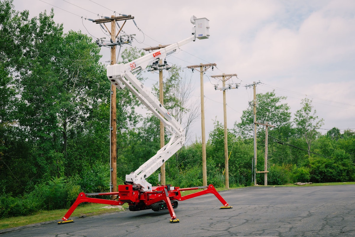 CMC North America Launches 90-Foot Insulated Tracked Aerial Lift From ...