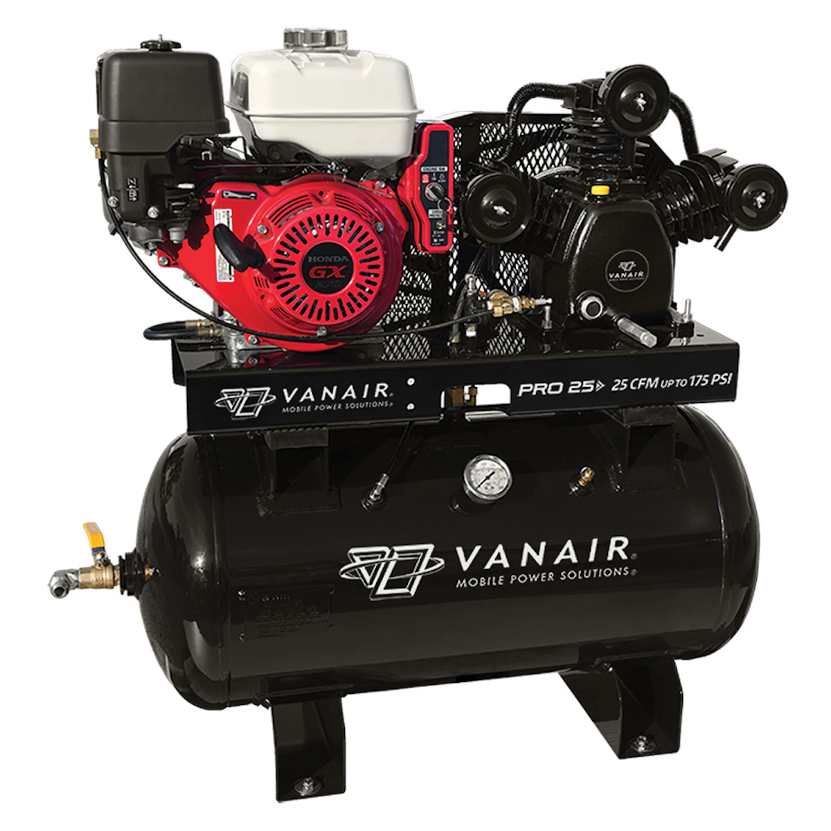 PRO 25 Portable Reciprocating Air Compressor From: Vanair Manufacturing ...