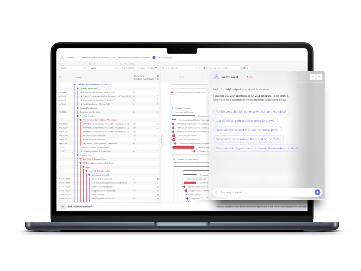 ALICE Technologies Launches AI-Powered Insights Agent for Construction Scheduling From: ALICE ...
