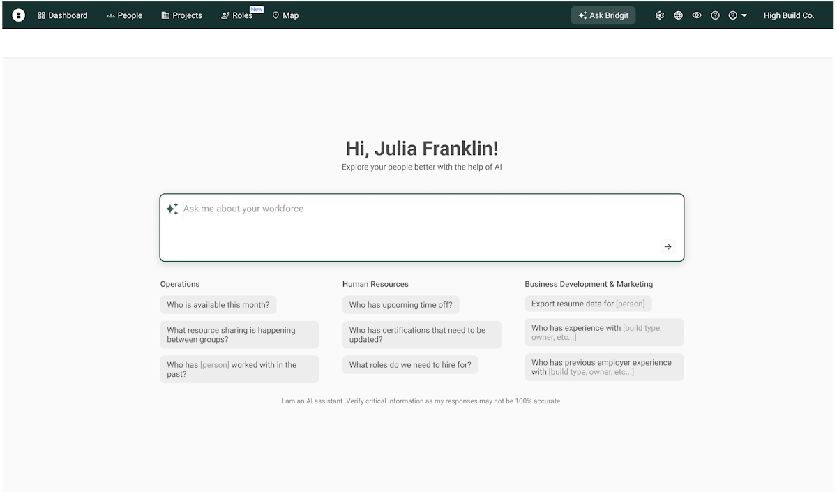 Bridgit Launches AI Assistant to Simplify Construction Workforce Planning From: Bridgit | For ...