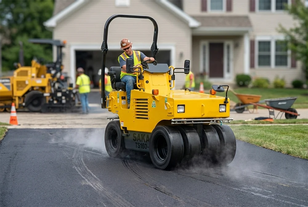 TS160 Static Tire Roller From: Sakai America, Inc. | For Construction Pros